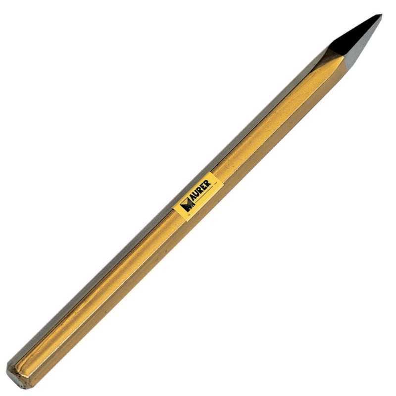 POINTED CHISEL FOR ELECTRICIAN IN TEMPERED STEEL RE-SHARPENABLE ...