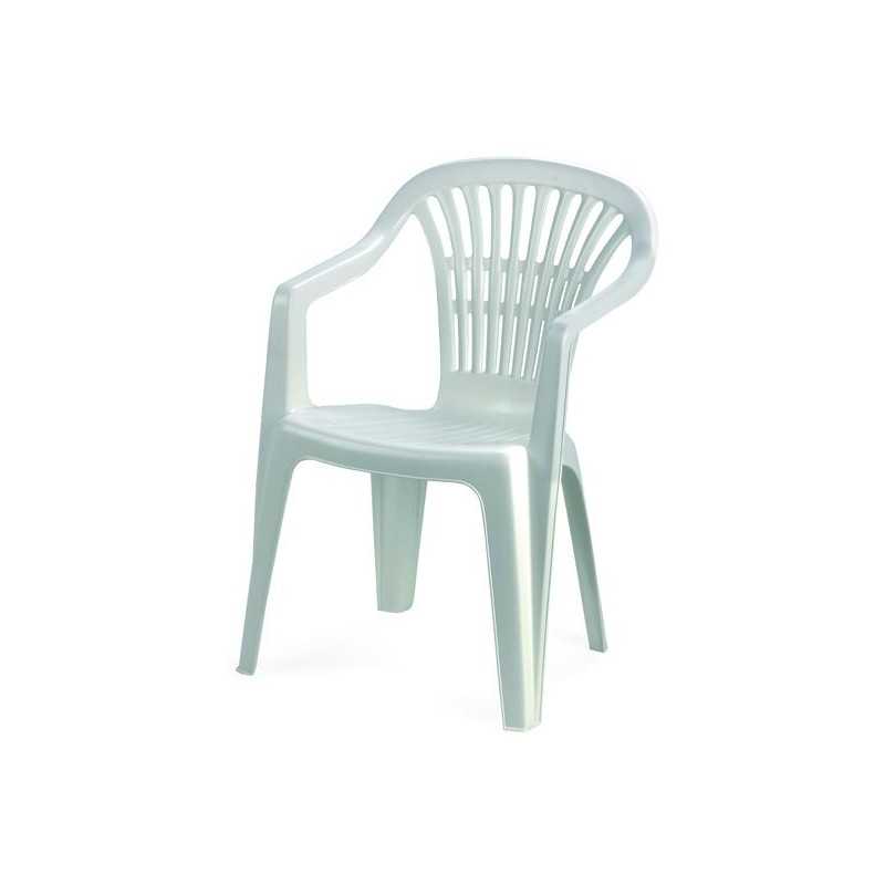 LIGHT WHITE MONOBLOC RESIN CHAIR
