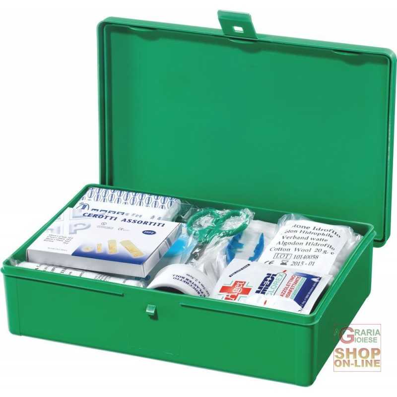 ASTUCCIO DI MEDICAZIONE IN PLASTICA COLORE VERDE