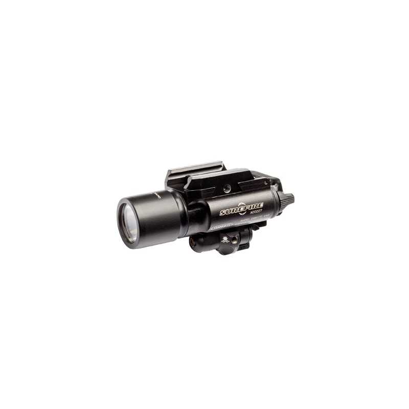 SUREFIRE LED TORCH AND LASER WEAPONLIGHT WITH X400 PISTOL ATTACHMENT
