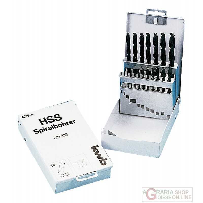 Einhell Set 19 Pcs Hssbox Twist Drills For Metal