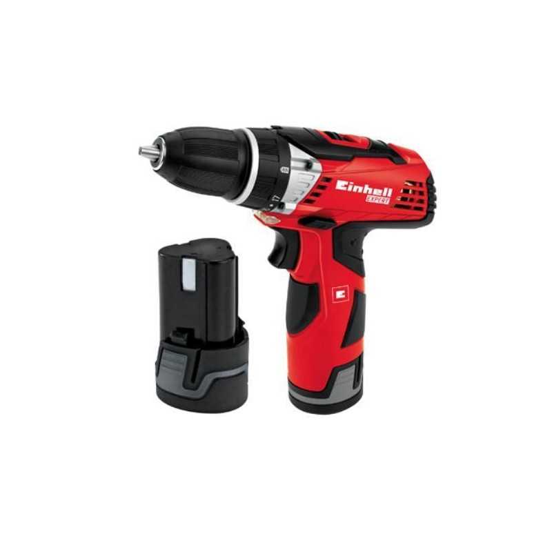 Einhell Cordless drill WITH 2 lithium batteries 12v 1.3ah TE-CD 12 Li