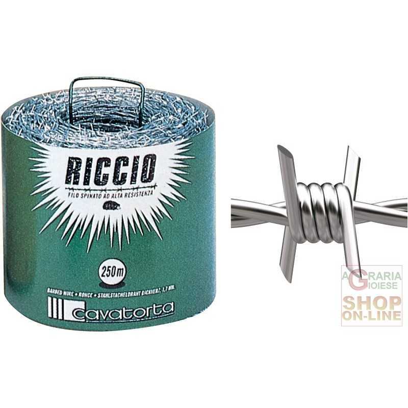 HIGH RESISTANCE BARBED THORN WIRE RICCIO MT. 100