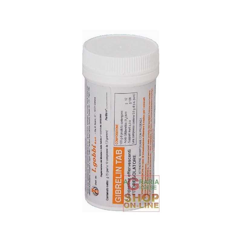 GOBBI GIBRELIN TAB TUBE GR. 75 GIBERELLIC ACID CONF. 10 PADS