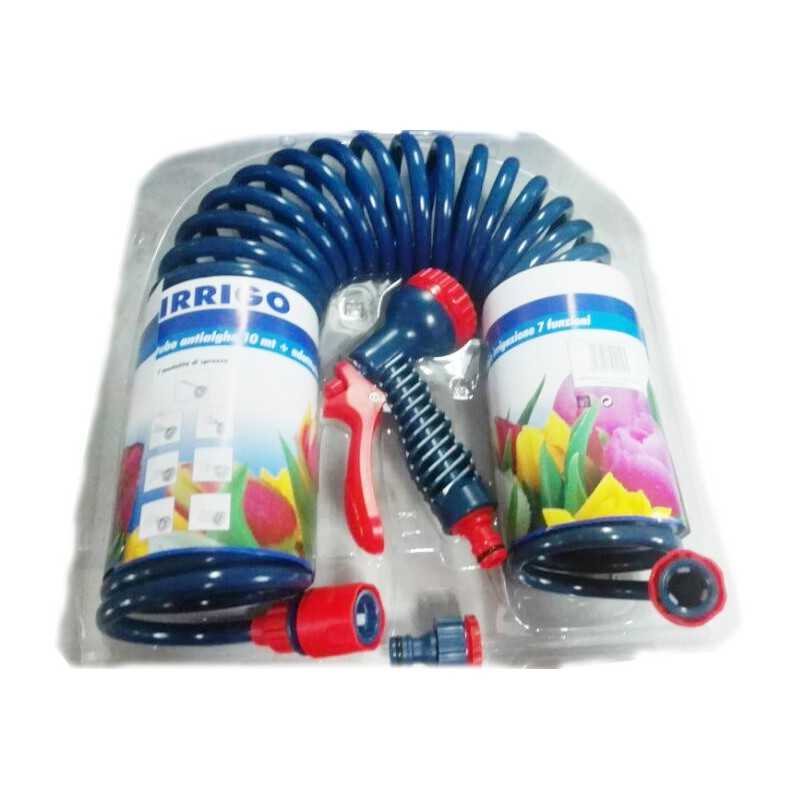 IRRIGO SPIRAL HOSE KIT MT. 10 WITH GUN AND FITTINGS