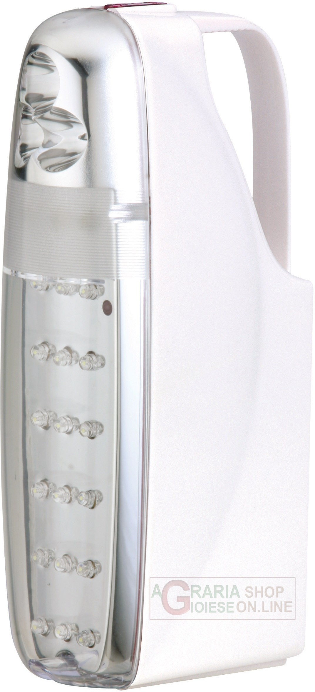 LAMPADA PORTATILE DI EMERGENZA A 24 LED RICARICABILE LAMPADA PORTATILE DI EMERGENZA A 24 LED RICARICABILE