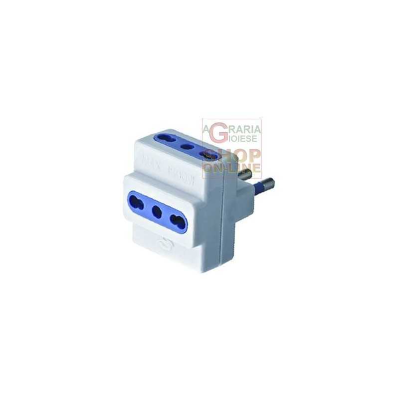MULTIPLE ADAPTER 250V 16A WITH T