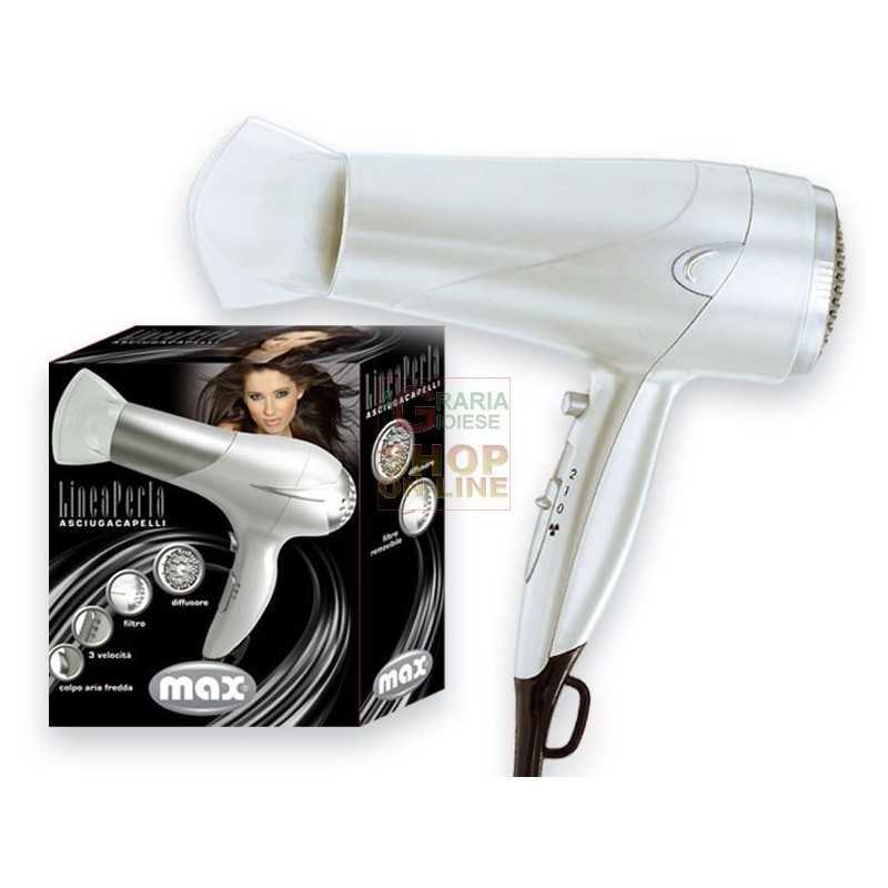 MAX HAIR DRYER PLUS PERLA WATT LINE. 2200