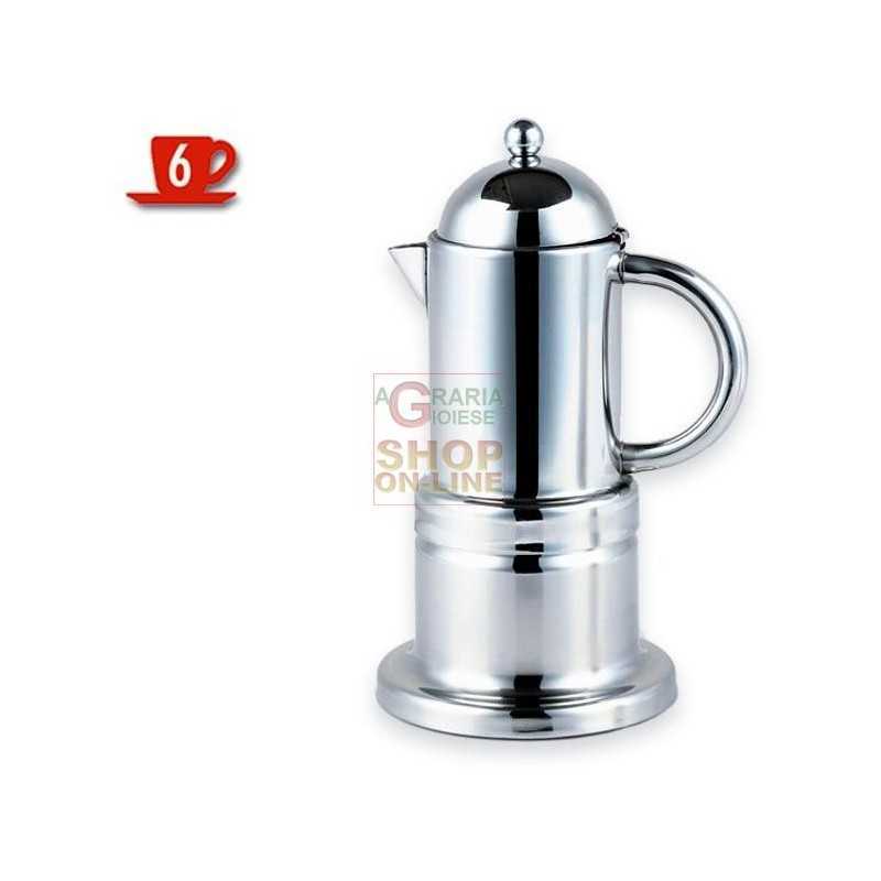 MAX COFFEE POT 6 CUPS STEEL ROMANTIKA