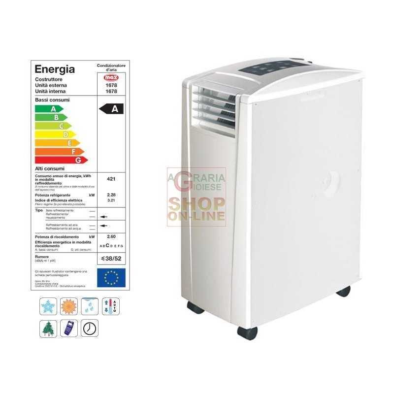 MAX PORTABLE AIR CONDITIONER 9000BTU