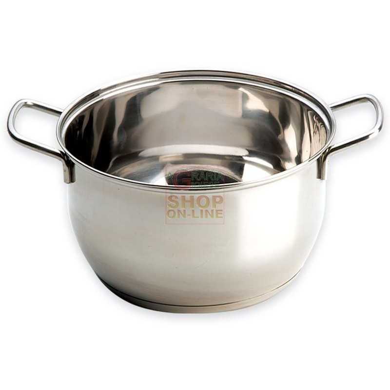 MAX STEEL POT DIA.24CM BASIC