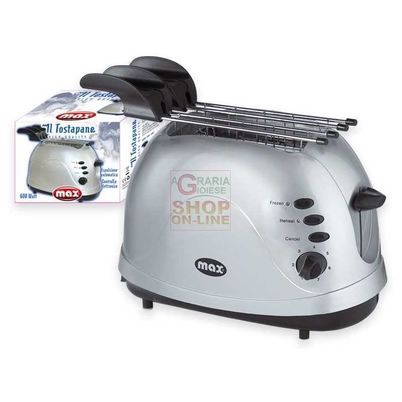 MAX TOASTER TOSTIMAX SILVER