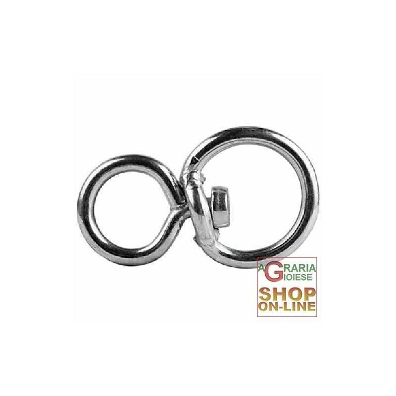 BL GALVANIZED DOUBLE REVOLVING RINGS GR. 1/2 (PZ.2)