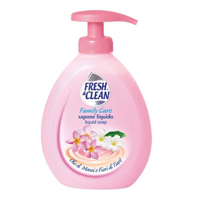 FRESH & CLEAN LIQUID HAND SOAP FAMILY CARE OIL OF MONOI AND FLOWERS...