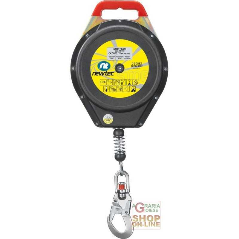 FALL ARREST DEVICE WITH AUTOMATIC RECALL 20 MT STEEL CABLE ...