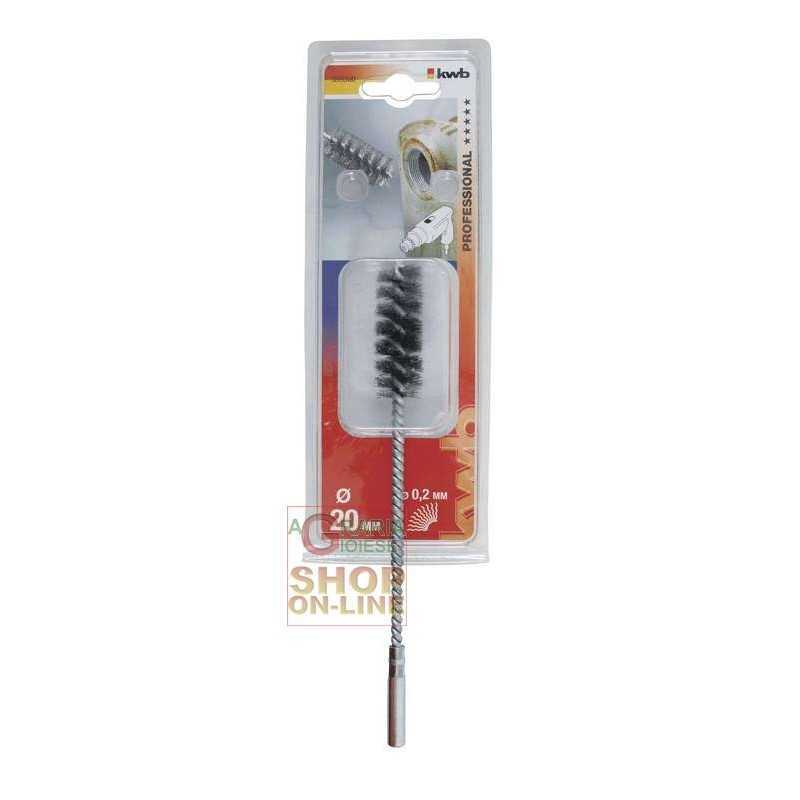 Eenhell Helical brush for corrugated steel wire pipes diam.