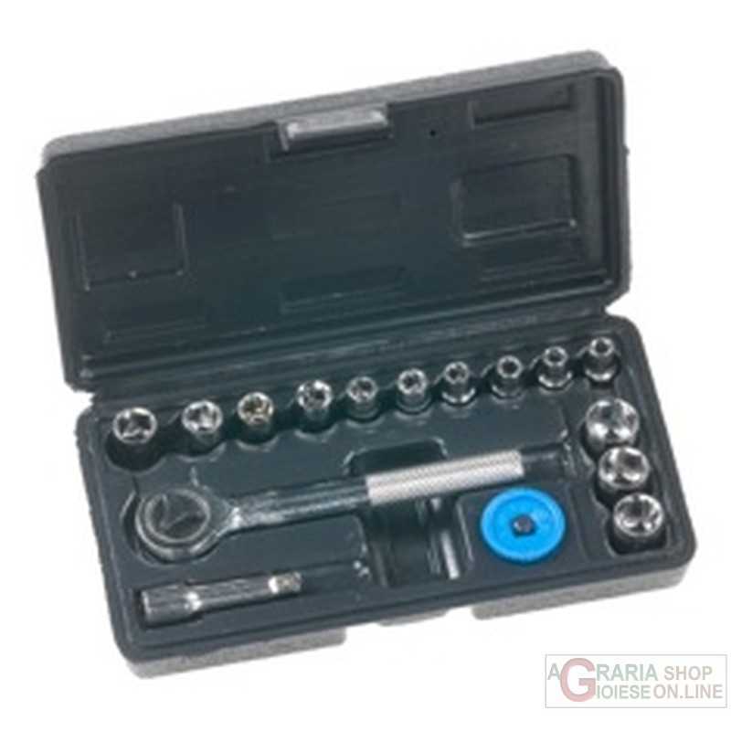 Einhell Socket Set 1 4in 16 Pieces