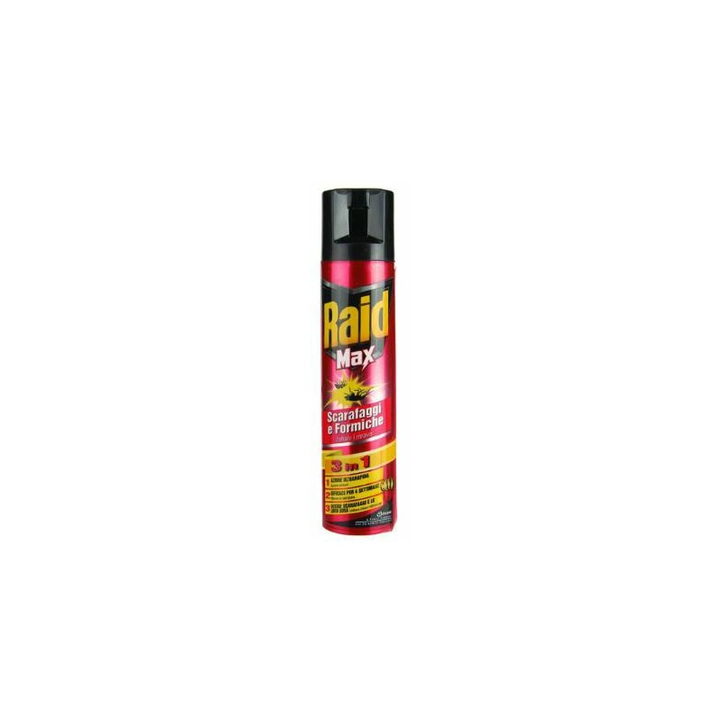 RAID SPRAY INSETTICIDA SCARAFAGGI FORMICHE ML. 400
