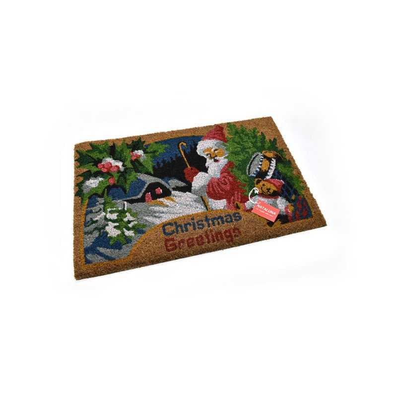 ZERBINO TAPPETO DI NATALE BABBO NATALE M.2592 CM.