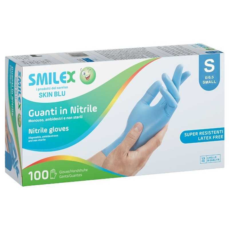 SKIN BLU PRO GUANTI NITRILE S 100PZ