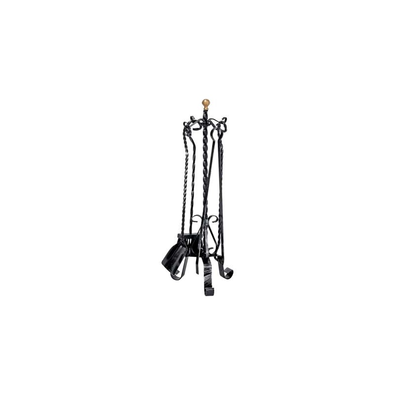 PIANTANA CAMINO KIT 5 PEZZI TORTIGLIONE FERRO