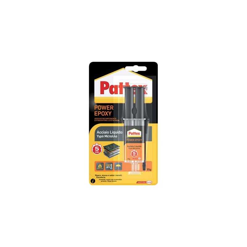 Buy PATTEX POWER EPOXY ACCIAIO LIQUIDO MIX