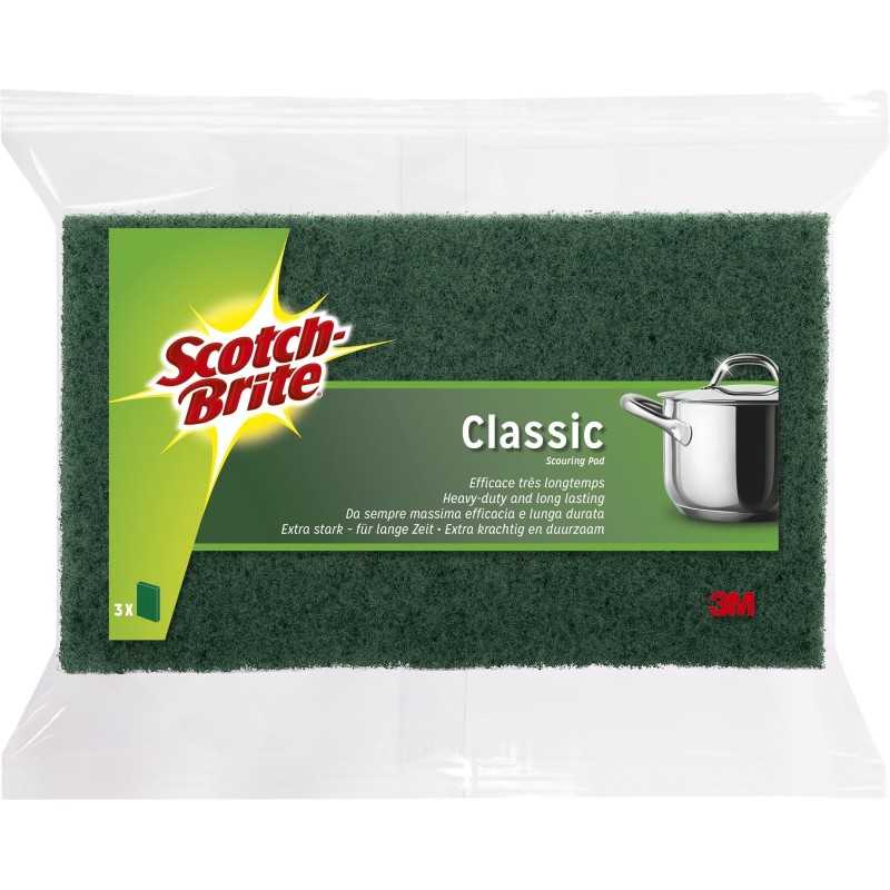 SCOTCH BRITE CLASSIC FIBRA VERDE ABRASIVA 2+1