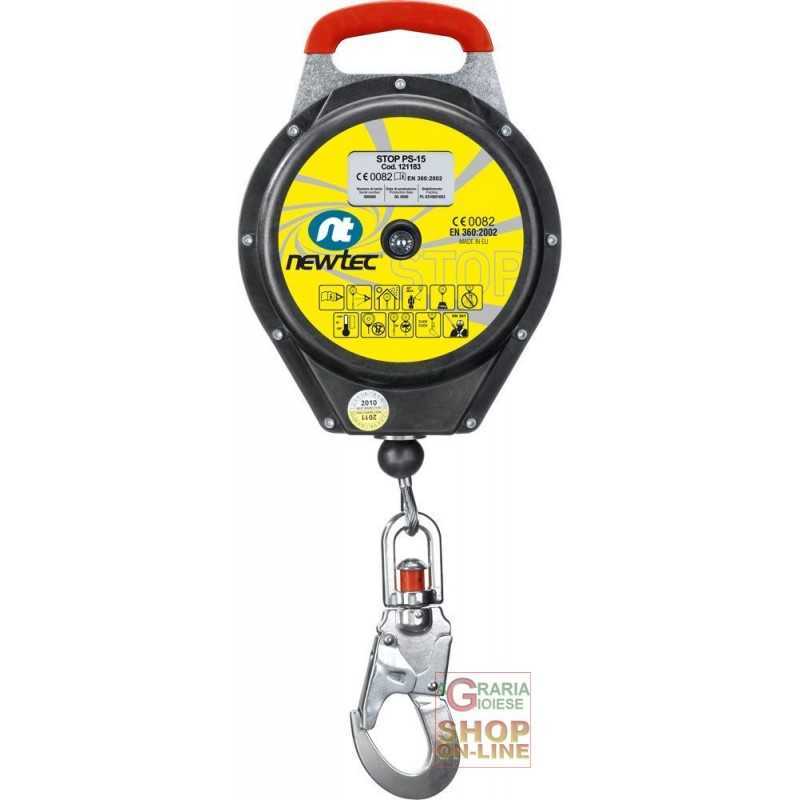 AUTOMATIC FALL ARREST DEVICE WITH 15 MT STEEL CABLE ...