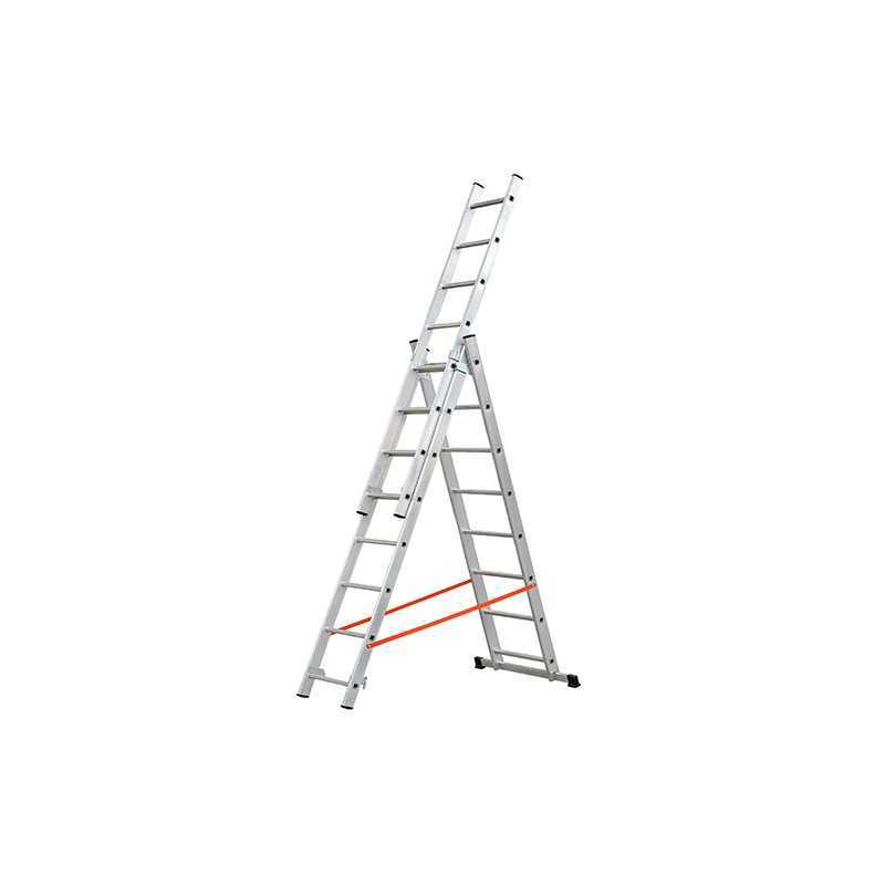 ALUMINUM LADDER MODULE TYPE THREE RAMPS 7 + 7 + 7 SERIES 5