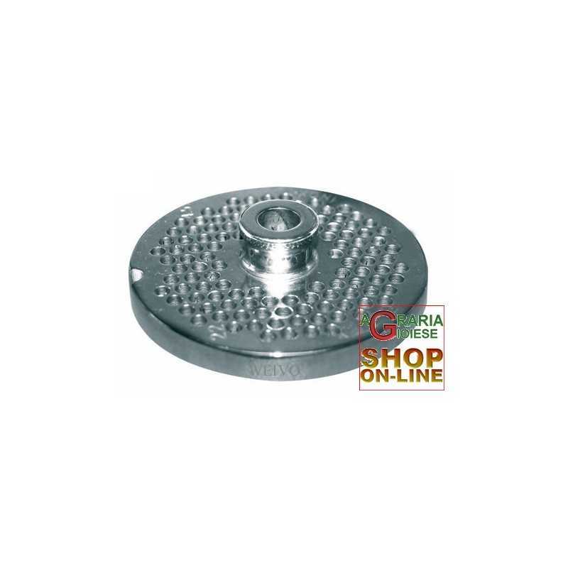 STAINLESS STEEL PLATE FOR MEAT MINCER 22 HOLE 4.5