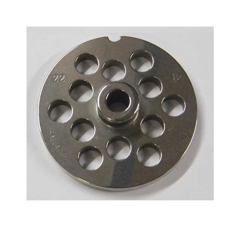 STAINLESS STEEL PLATE FOR MEAT MINCER 22 HOLE 12