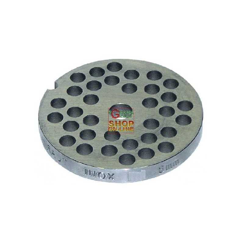 STAINLESS STEEL PLATE FOR MEAT MINCER 32 HOLE 8