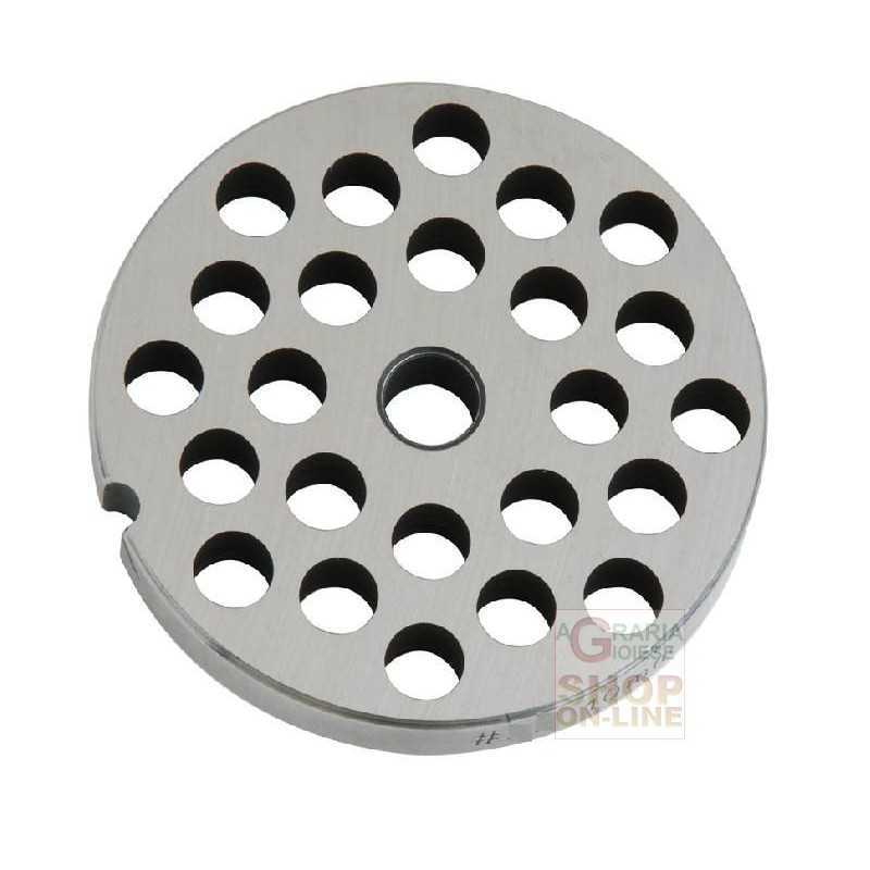 STAINLESS STEEL PLATE FOR MEAT MINCER 8 HOLE 10