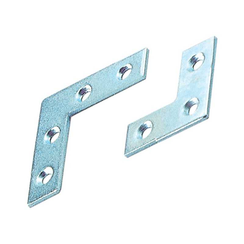 CORNERS OF REINFORCEMENT IN GALVANIZED STEEL CM. 6x6 PCS. 5