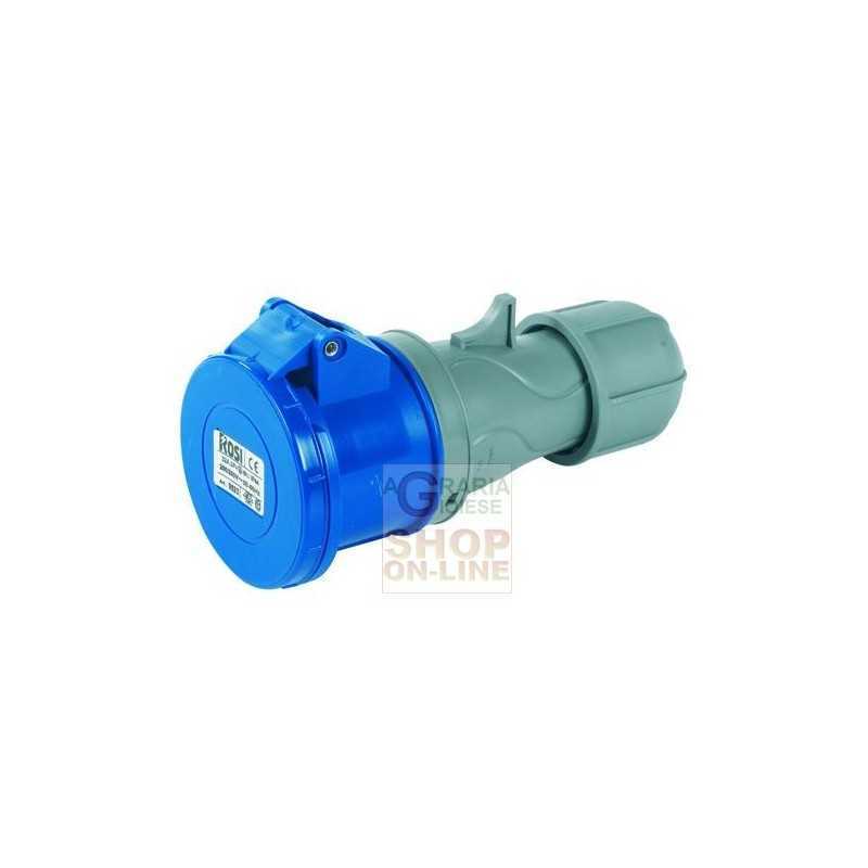 CEE INDUSTRIAL SOCKET IP44-220V 2P + E 16A ART. 9223