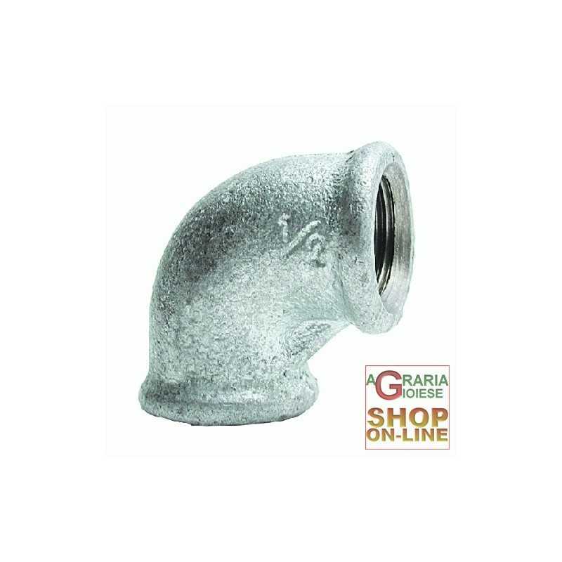 ELBOW FITTING IN GALVANIZED CAST IRON MALLEABLE TO EN 10242 2 inch ...